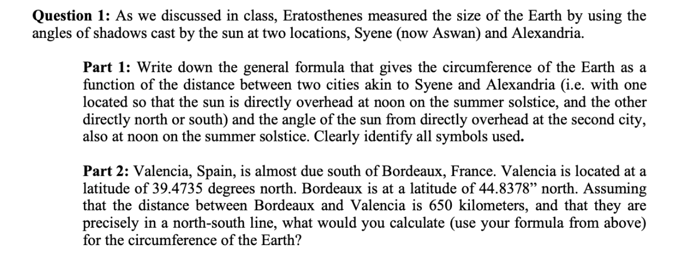 Solved Part 1 Write Down The General Formula That Gives The