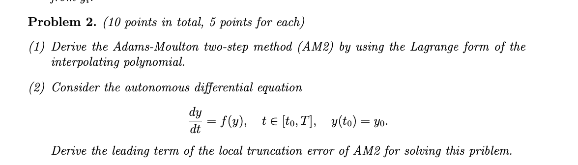 JOU 92 Problem 2. (10 points in total, 5 points for | Chegg.com