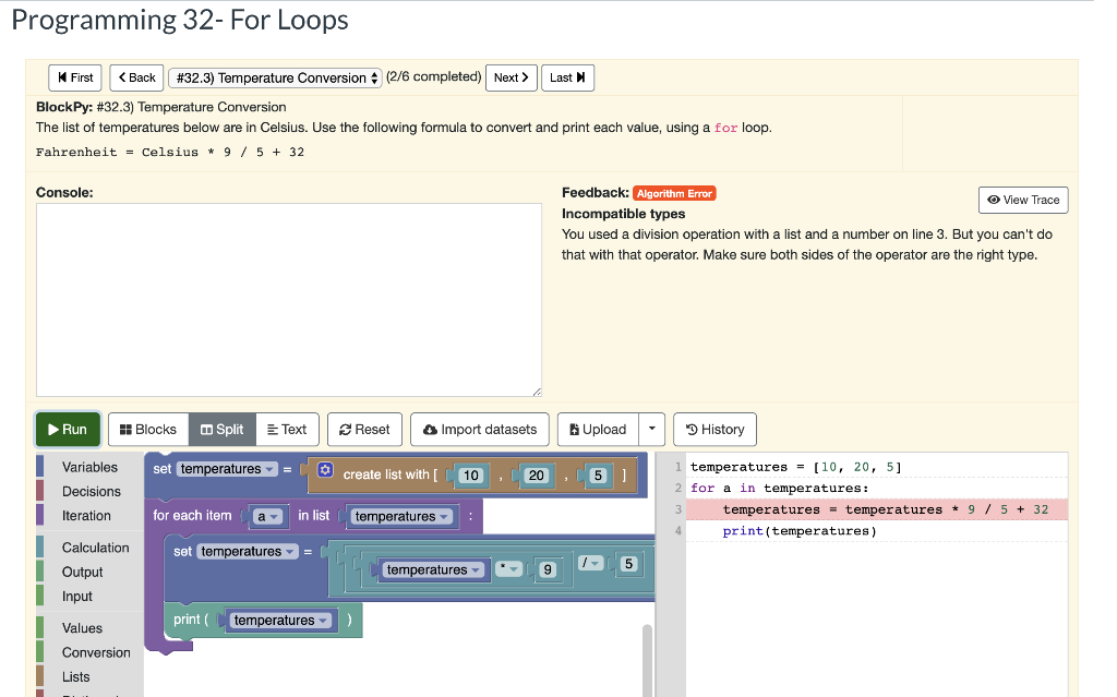 Solved Programming 32- For Loops