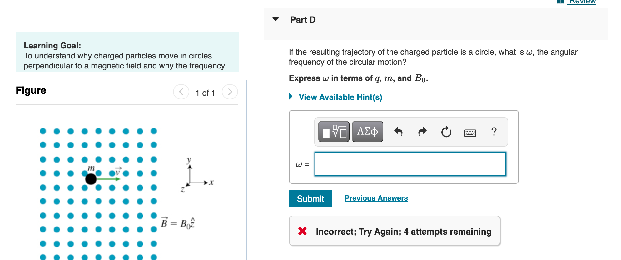 Solved Learning Goal To Understand Why Charged Particles Chegg