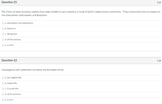 Solved The theory of plate tectonics explains how major | Chegg.com
