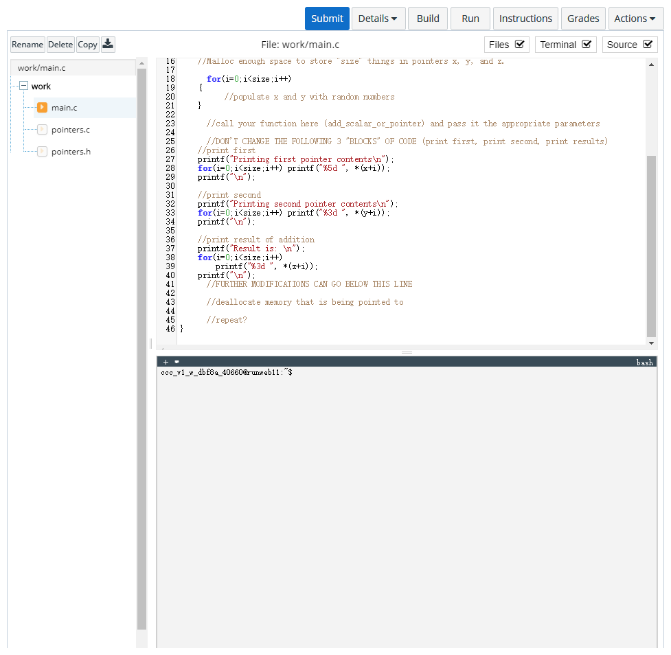 Solved c program Useful info: #include for | Chegg.com