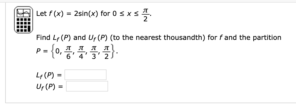 Solved + -/1 points Let f(x) = 5eX + 3 for 0 sxs 1. Find LF | Chegg.com