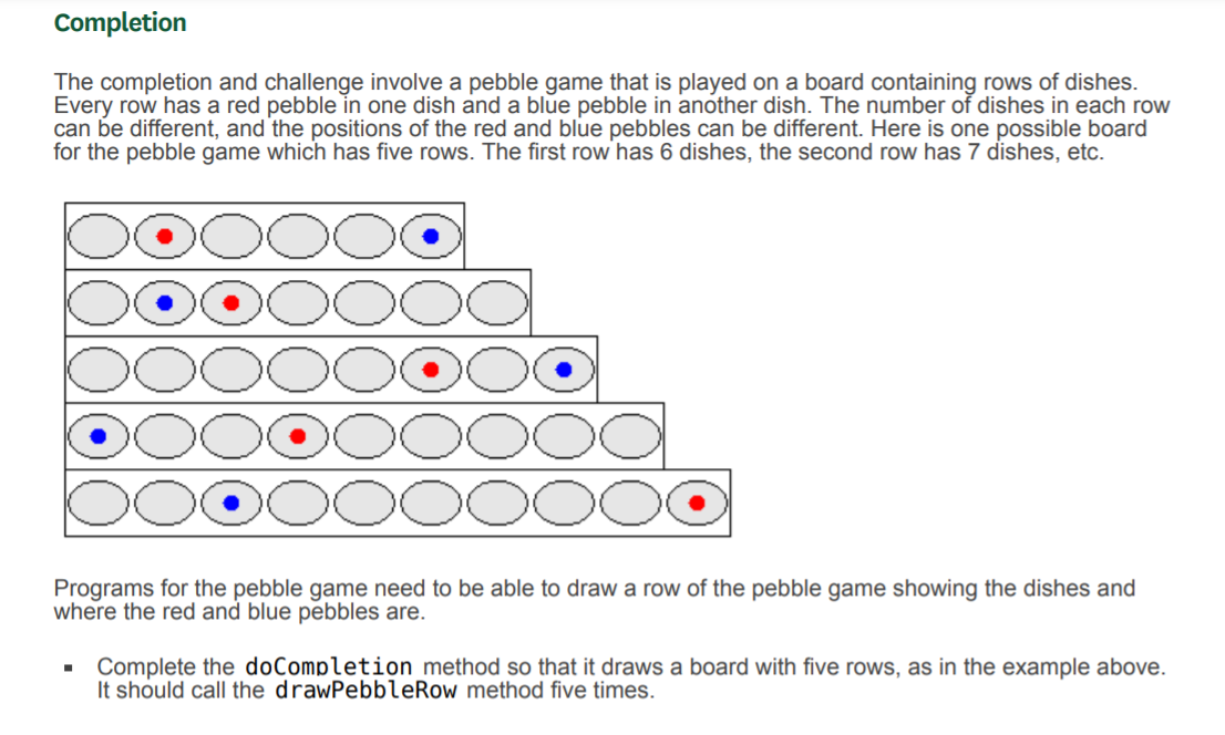 Completion The completion and challenge involve a | Chegg.com