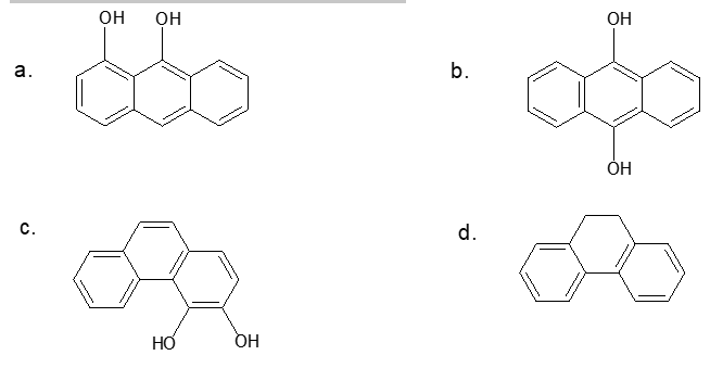 Solved The following aromatic polycyclic compounds that can | Chegg.com