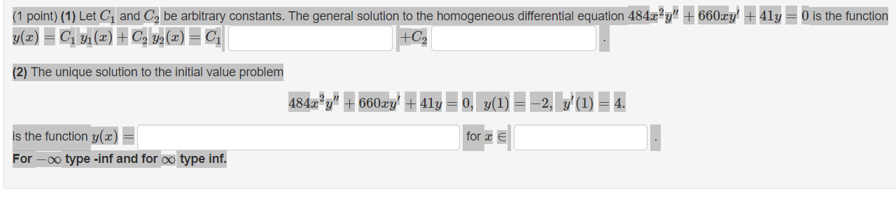 Solved O is the function (1 point) (1) Let C and C, be | Chegg.com