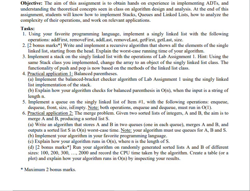 Solved Objective: The aim of this assignment is to obtain | Chegg.com
