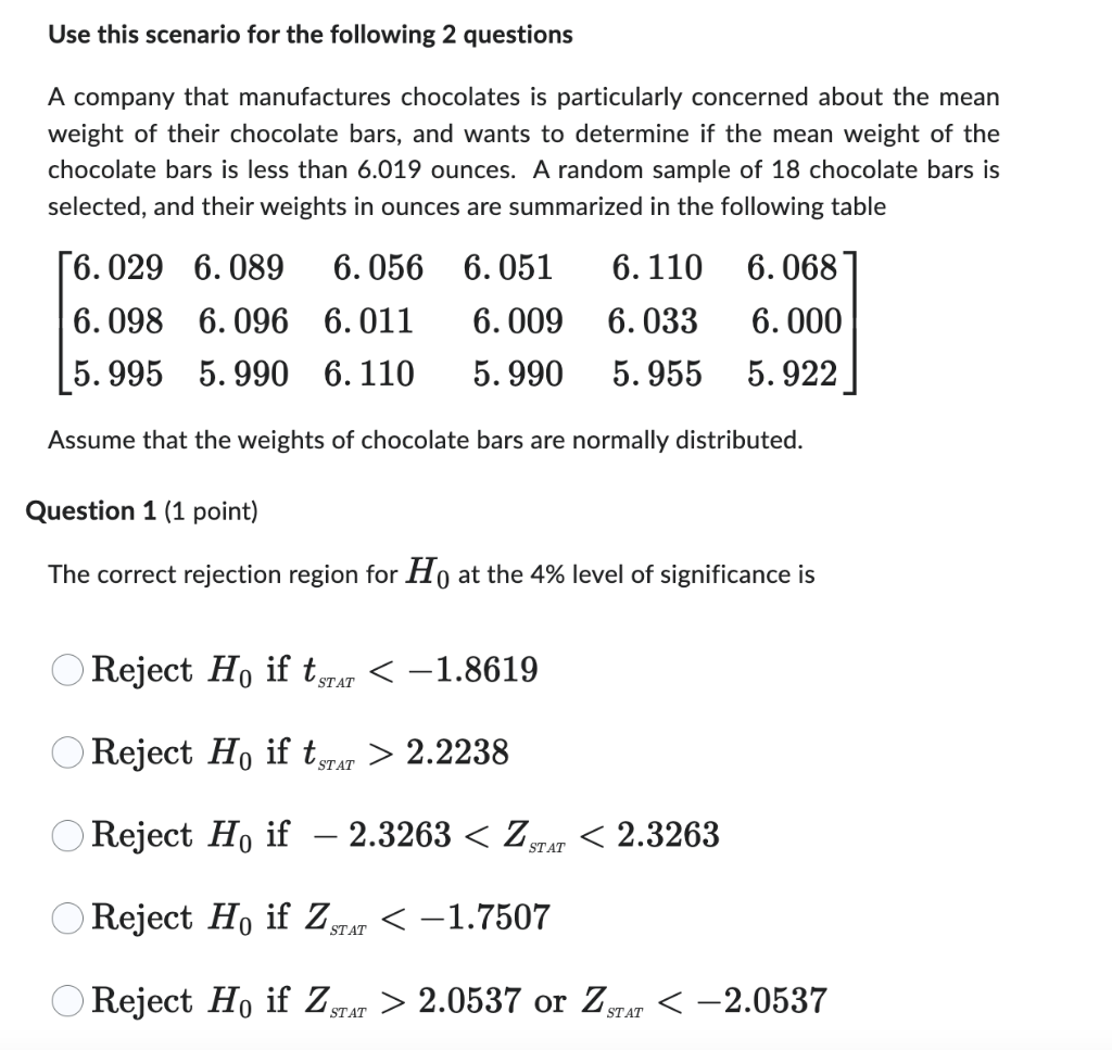 Solved Use this scenario for the following 2 questions A | Chegg.com