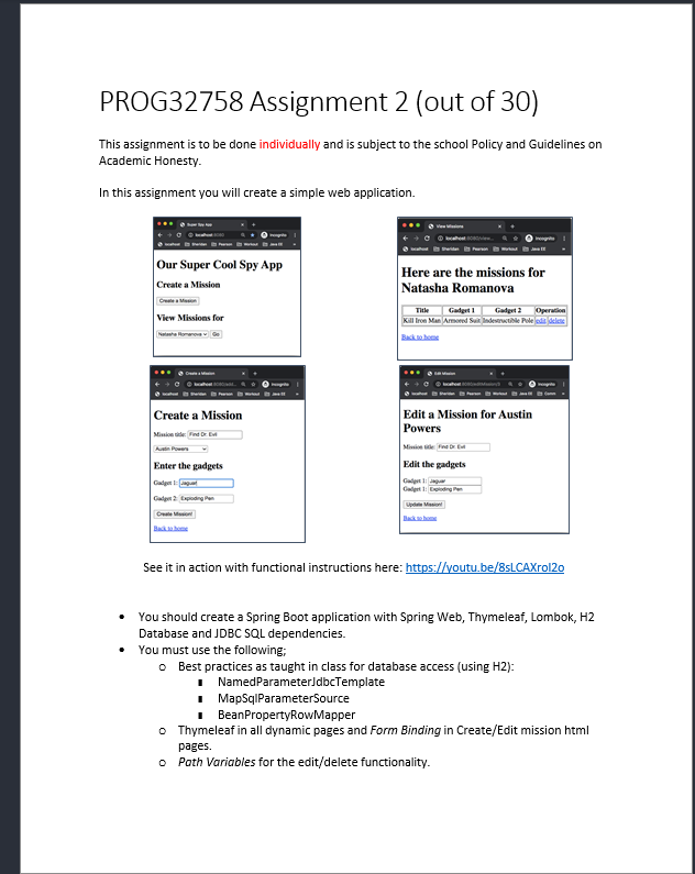 Solved This assignment is to be done individually and is | Chegg.com