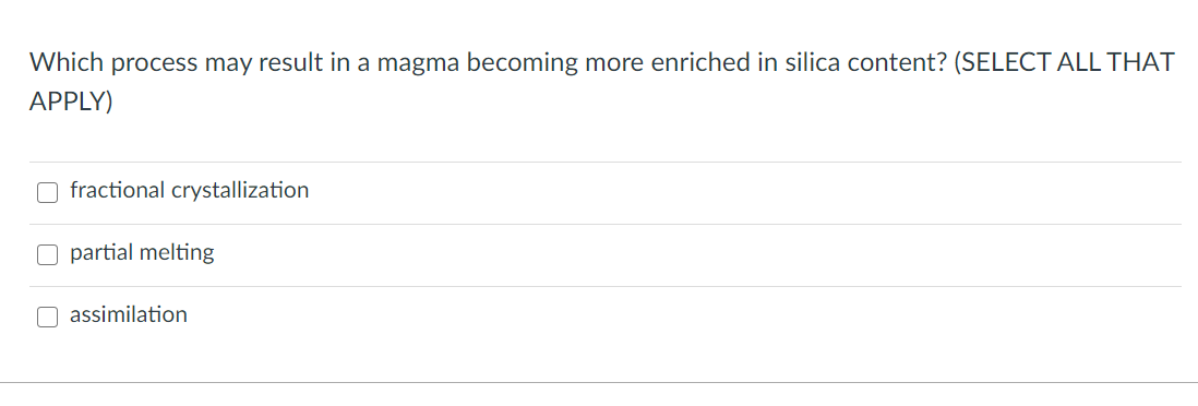 Solved A gabbro sill would form inside the Earth O at the | Chegg.com