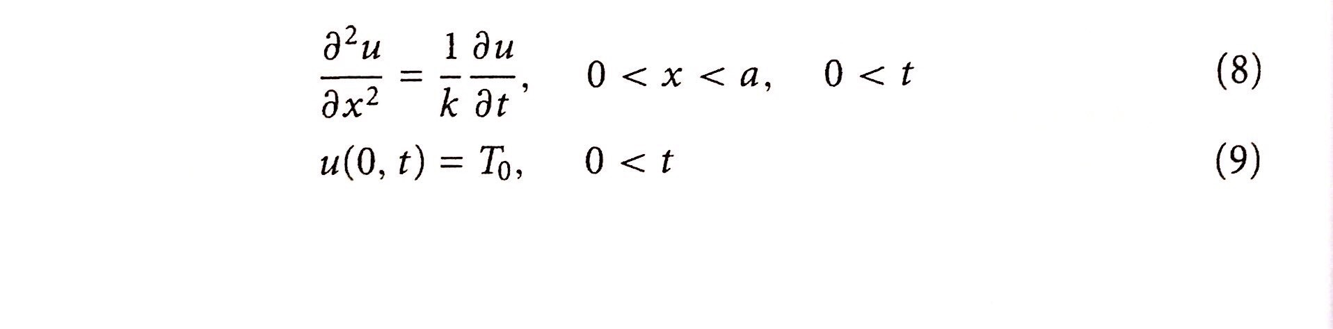 State The Initial Value Boundary Value Problem