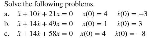 Solved Solve the following problems. a. | Chegg.com