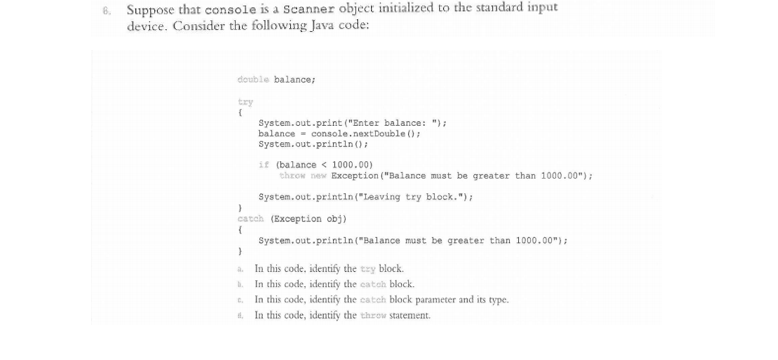 Solved 8 Suppose That Console Is A Scanner Object