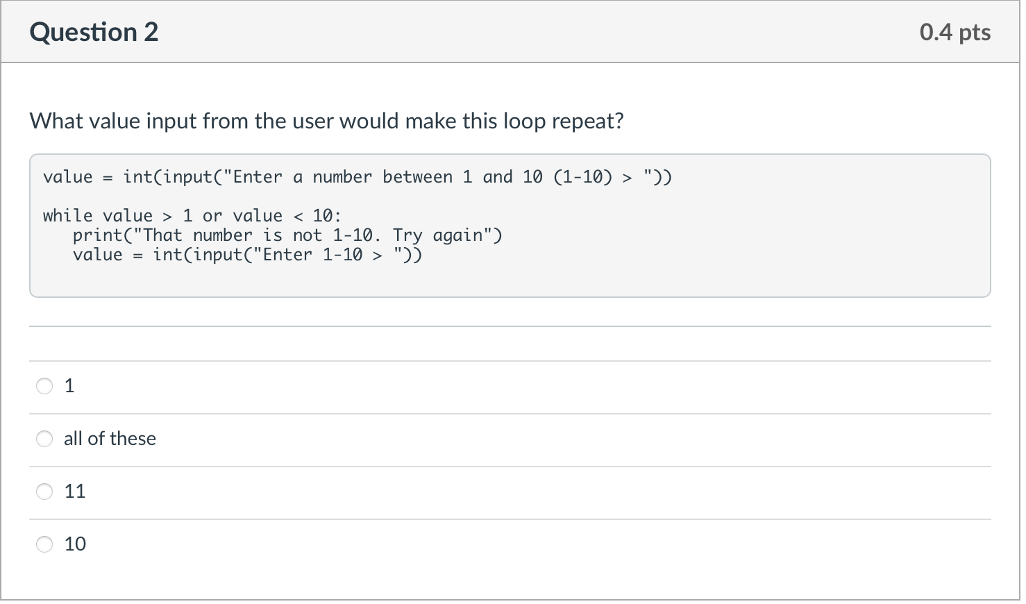 Solved Which of the following loops is not equivalent to the | Chegg.com