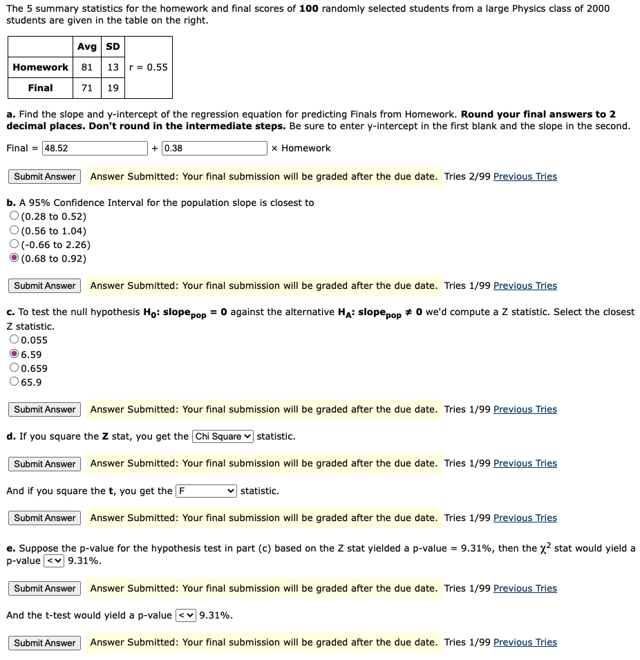 Solved Statistics questionL I only want the solution to part | Chegg.com