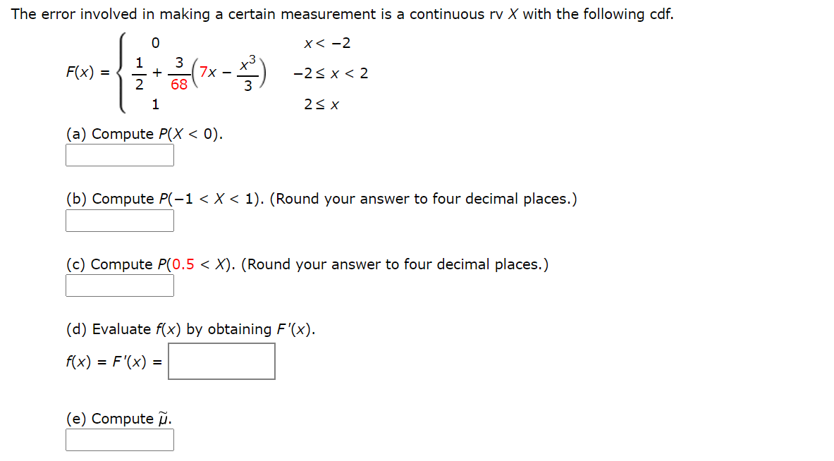 Solved The error involved in making a certain measurement is | Chegg.com