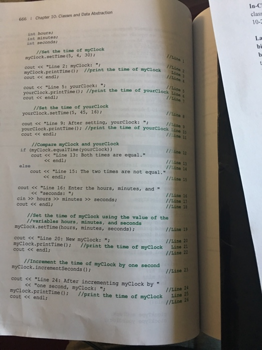 Solved In Class Exercise Run The Example Program For The