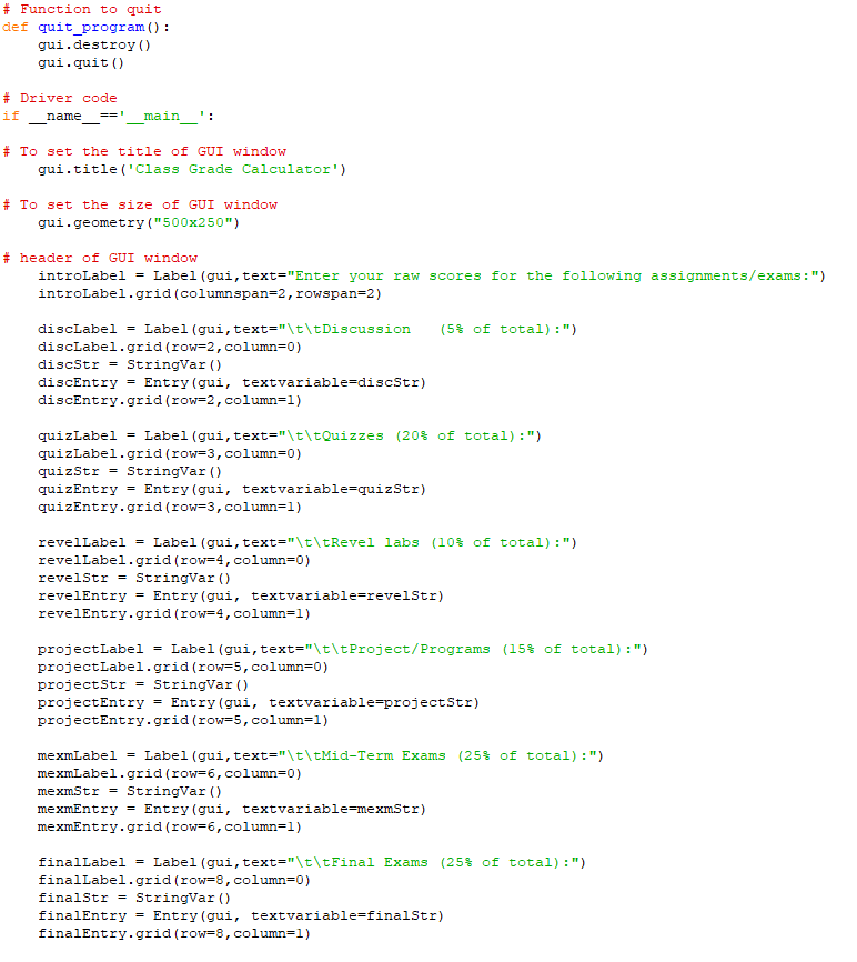Solved - constants not used appropriately - oop missing - | Chegg.com