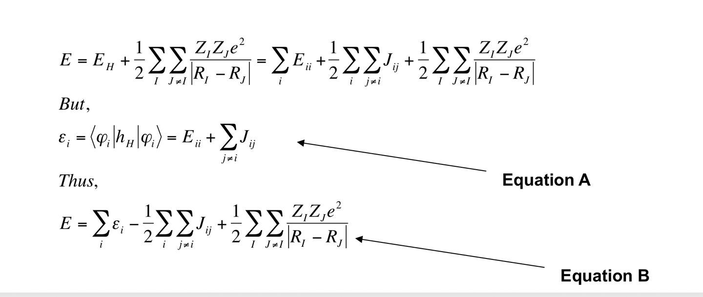 Solved This is the Hartree method, prove equation A and | Chegg.com