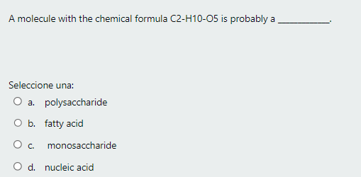 Solved A molecule with the chemical formula C2−H10−O is | Chegg.com