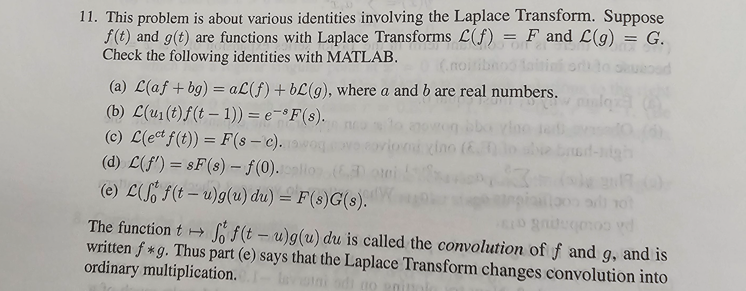 Solved Please solve the Laplace Transform problem using | Chegg.com