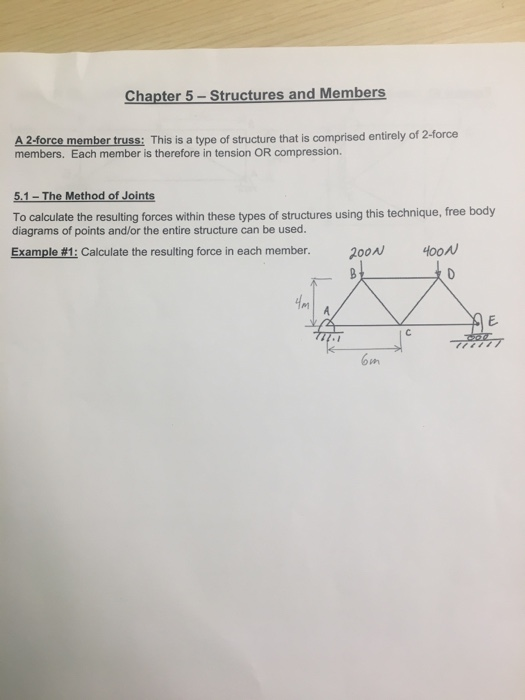 Solved Chapter 5 -Structures and Members A 2-force member | Chegg.com