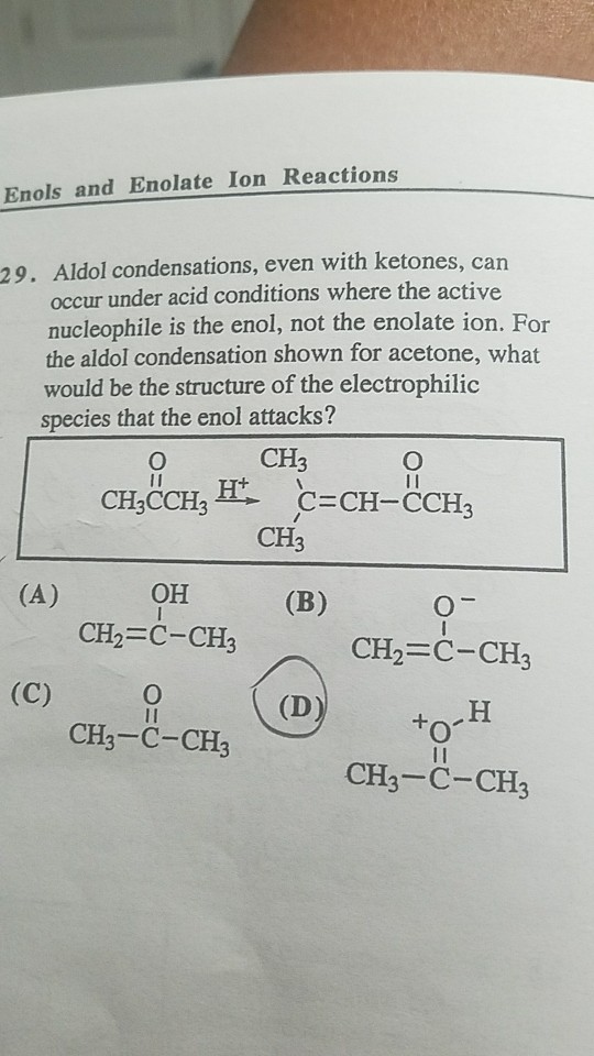 Solved Enols and Enolate Ion Reactions 29. Aldol | Chegg.com