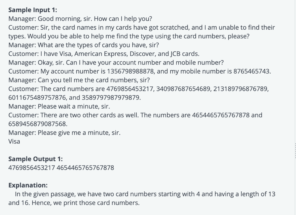 Solved A conversation passage between a manager and a | Chegg.com