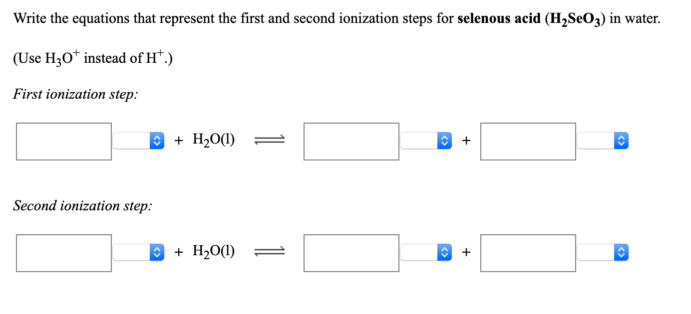 Solved Write the equations that represent the first and | Chegg.com