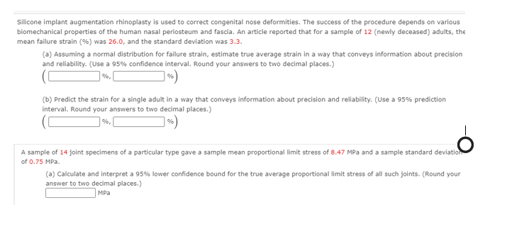 Solved Silicone implant augmentation rhinoplasty is used to | Chegg.com