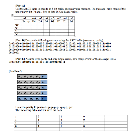 Problem 1] For each part, assume a 32-bit variable IN | Chegg.com