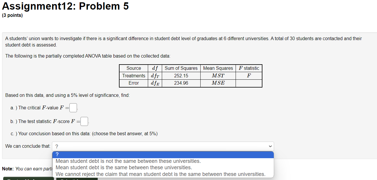 Solved A students’ union wants to investigate if there is a | Chegg.com