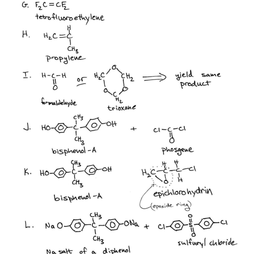 Solved Show the structural formulas of the repeating units | Chegg.com