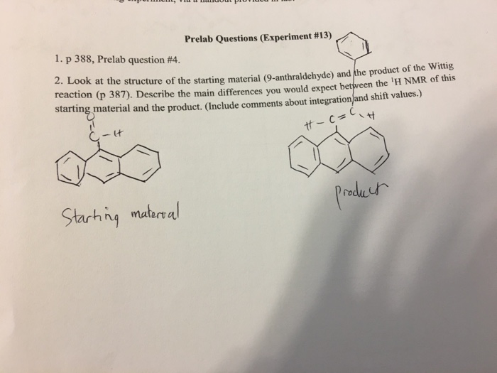 Solved Prelab Questions (Experiment #13) 1, p 388, Prelab | Chegg.com