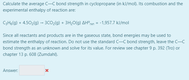 Solved Calculate the average C—C bond strength in | Chegg.com Solved Calculate the average C—C bond strength in | Chegg.com