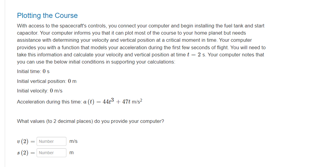 Solved Plotting the Course With access to the spacecraft's | Chegg.com