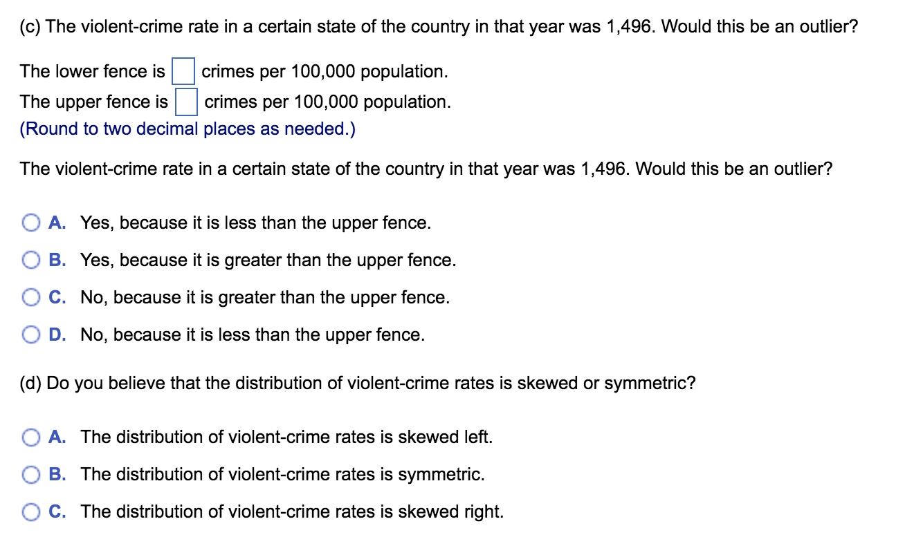 Solved Violent crimes include rape, robbery, assault, and | Chegg.com