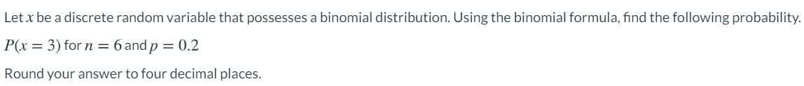Solved Let x be a discrete random variable that possesses a | Chegg.com