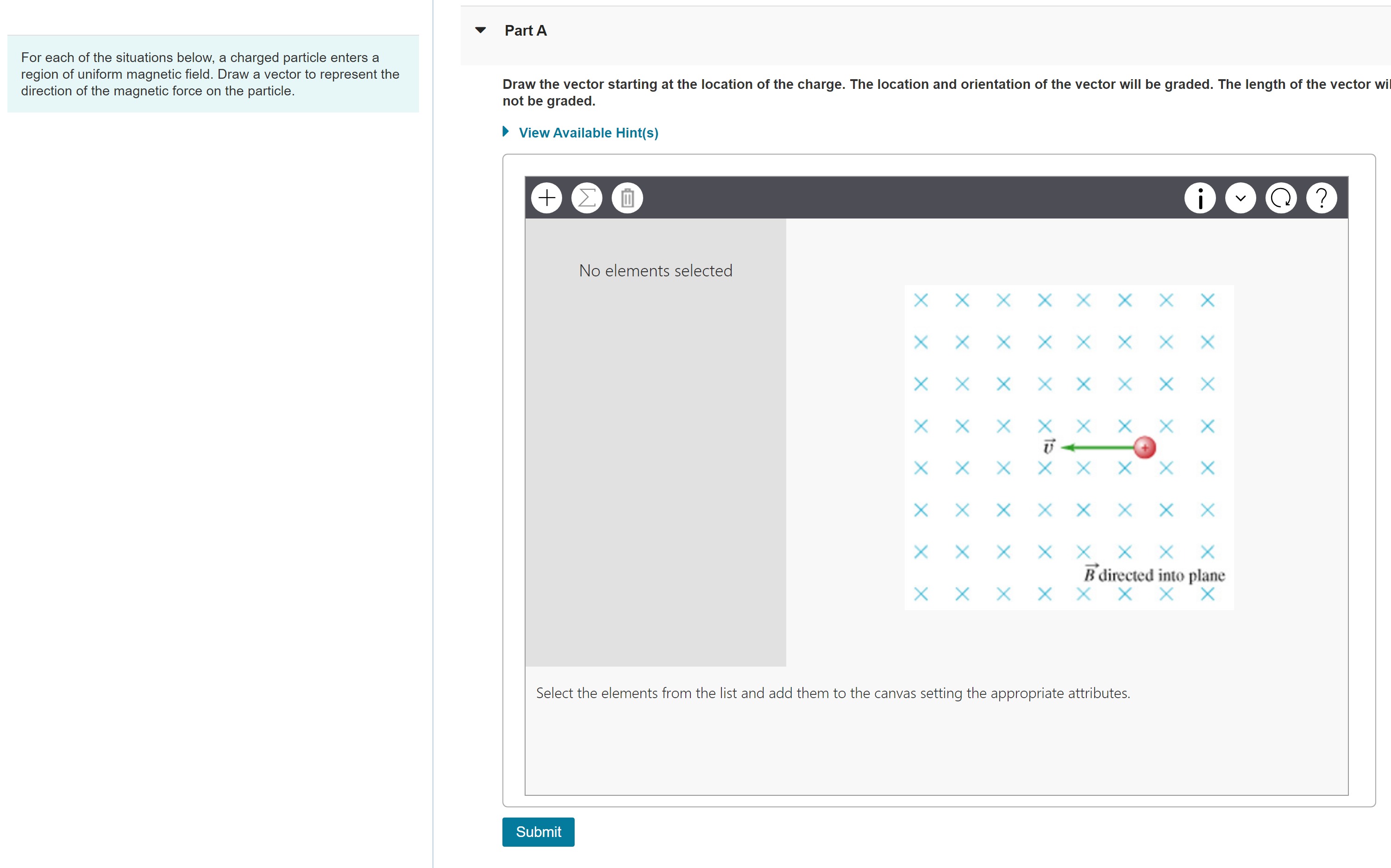 Solved For each of the situations below, a charged particle | Chegg.com