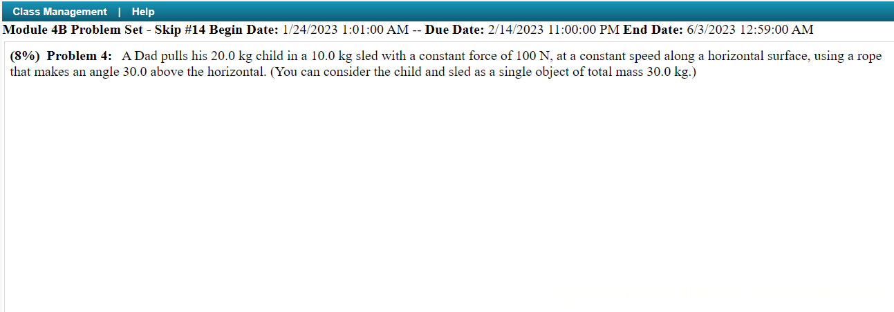 Solved Module 4B Problem Set - Skip \#14 Begin Date: | Chegg.com