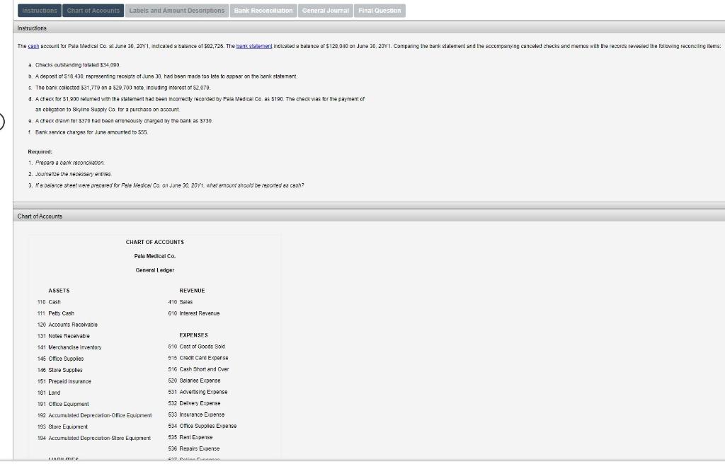 Solved 3. Checks cutatanding 1otaled $34,090 0. A deposit of | Chegg.com