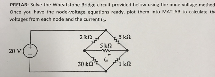 Solved Solve the Wheatstone Bridge circuit provided below | Chegg.com