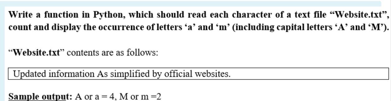 Solved Write a function in Python, which should read each | Chegg.com