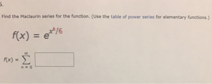 Solved find the Maclaurin series for the function. use the | Chegg.com