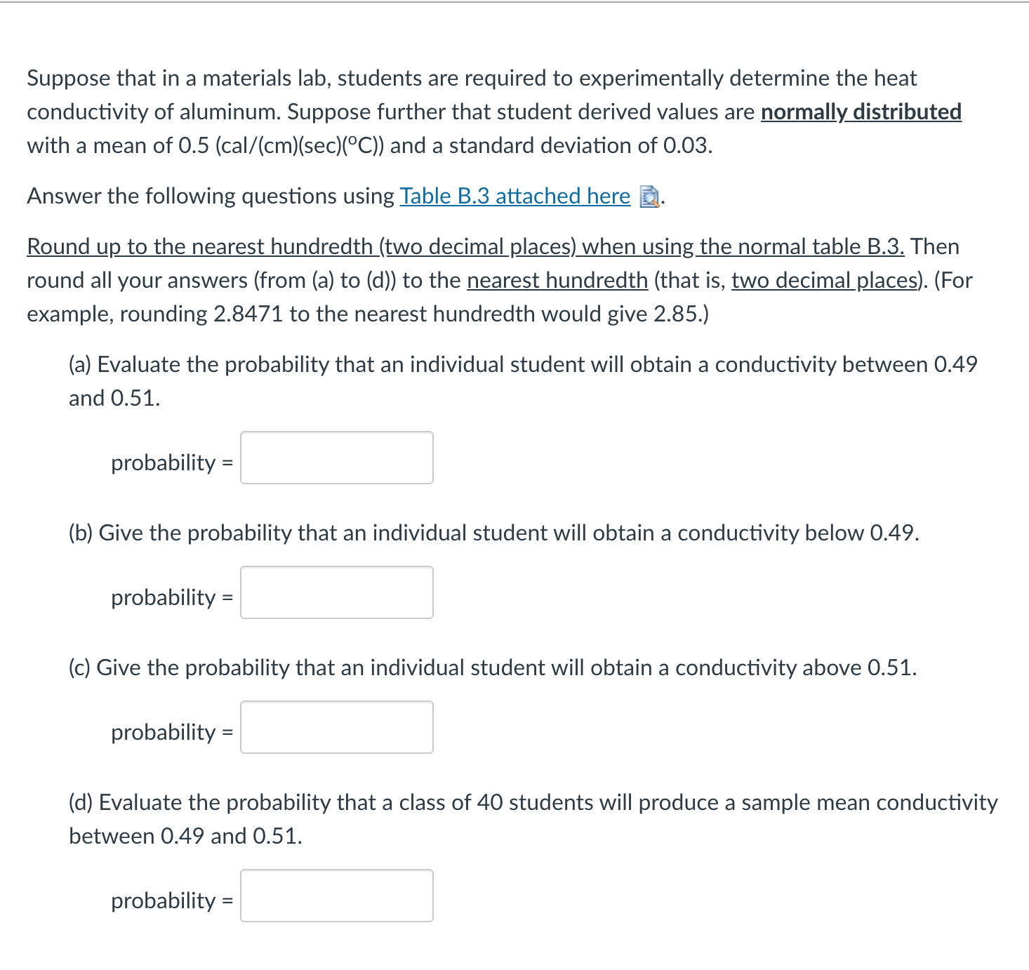 Solved Suppose that in a materials lab, students are | Chegg.com