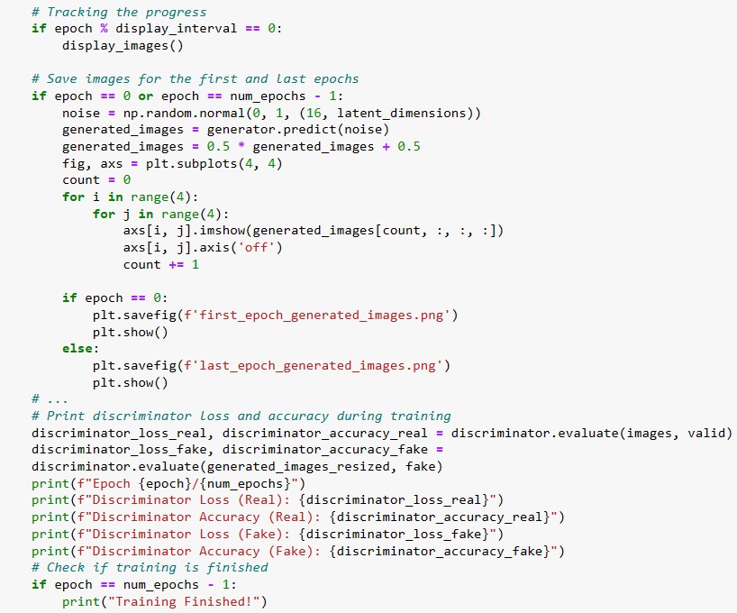 Solved GAN Training issues need help cant figure this out. | Chegg.com