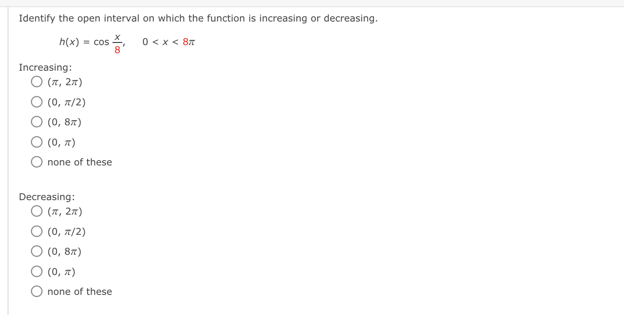 Solved #5. Identify the open interval on which the function | Chegg.com