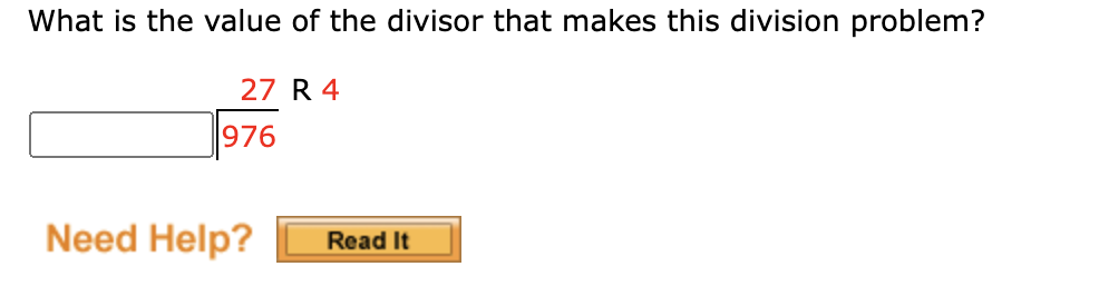 Solved What is the value of the divisor that makes this | Chegg.com