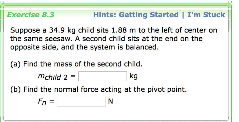 Solved Exercise 8.3 Hints: Getting Started | I'm Stuck | Chegg.com
