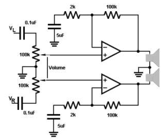 Solved this is a dual-channel stereo amplifier (left and | Chegg.com